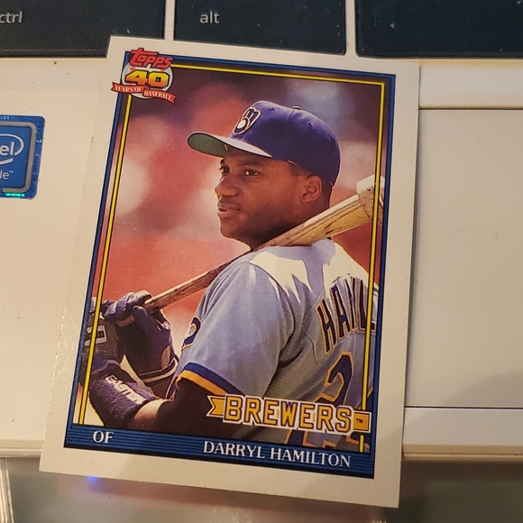 Other | Darryl Hamilton Baseball Card | Poshmark
